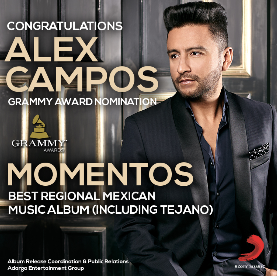 Alex Campos es nominado al GRAMMY en la categoría «Mejor álbum regional ...